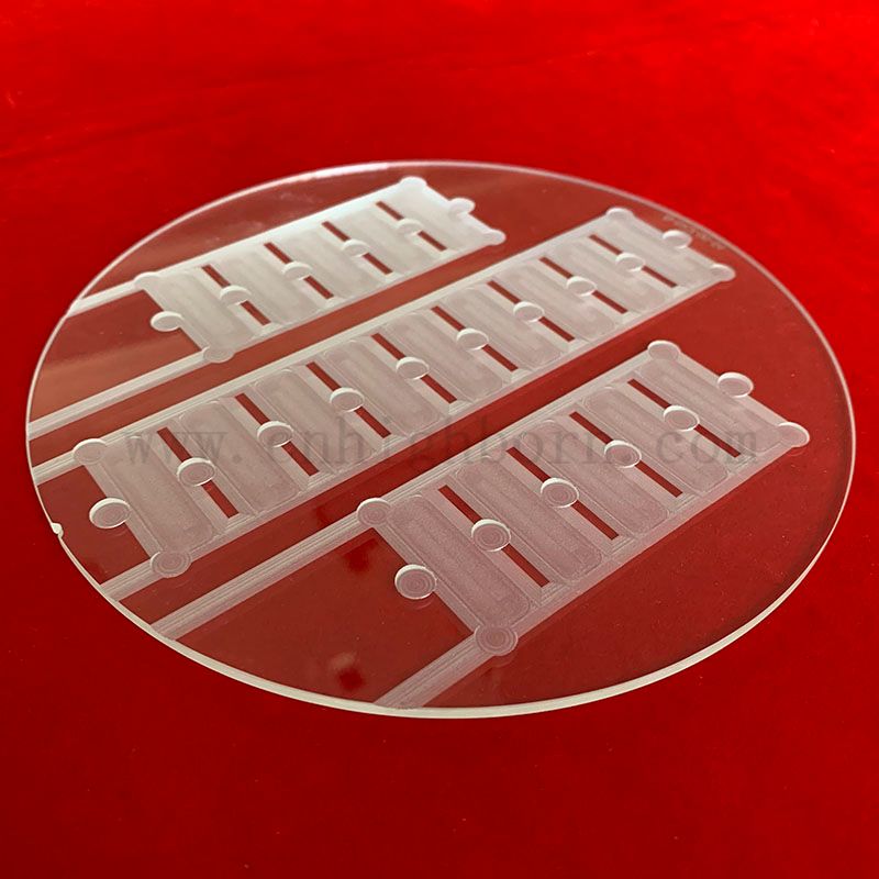 Grinding Round Quartz Glass Window Polishing Fused Silica Board - Buy ...