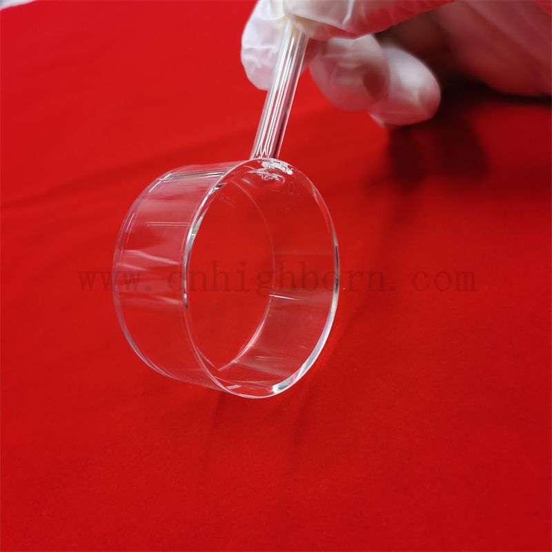 Customized Clear Optical Glass Flow Cells Short Pathlength with Fill ...
