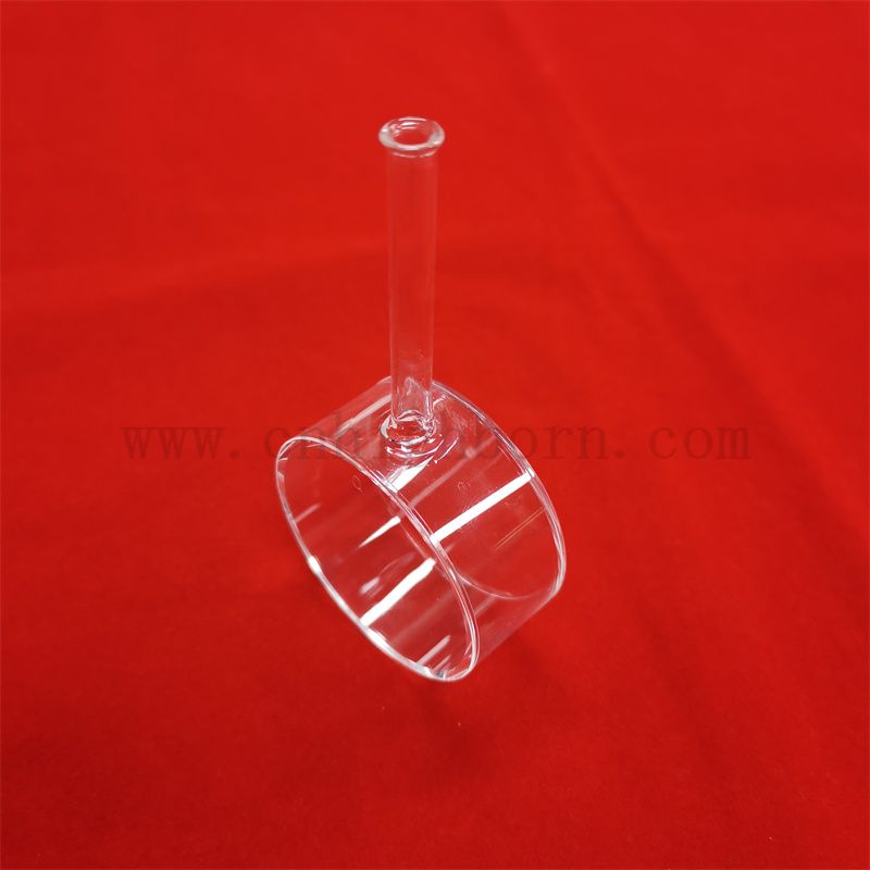 Customized Clear Optical Glass Flow Cells Short Pathlength with Fill ...