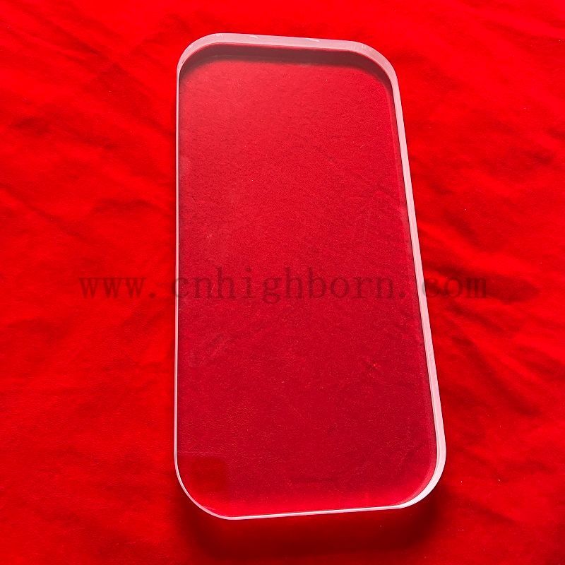 Fused Silica Quartz Round Square Edged Quartz Glass Substrate - Buy ...