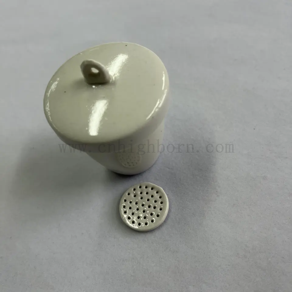 Insulation 95 Alumina Crucible Customized Al2O3 Molten Metal Ceramic ...