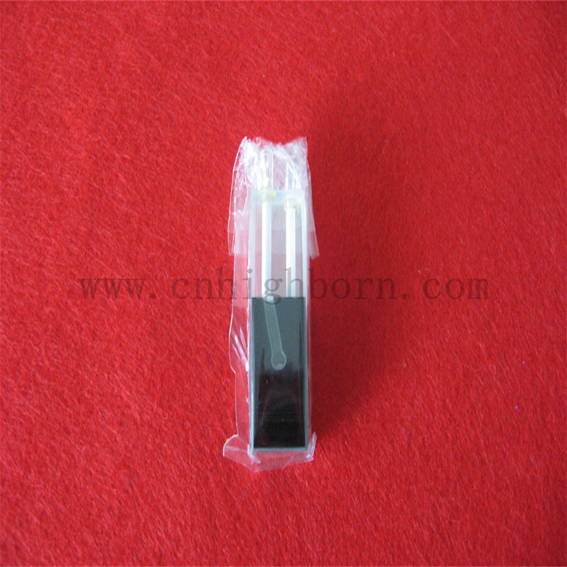 Laboratory Utensils Standard Black Quartz Glass Flow Cell Micro Cuvette ...