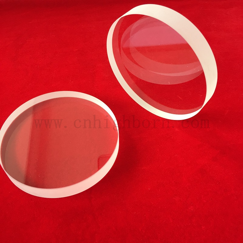 High Precision 20mm Sight Glass Clear Circular Quartz Glass Disc - Buy ...