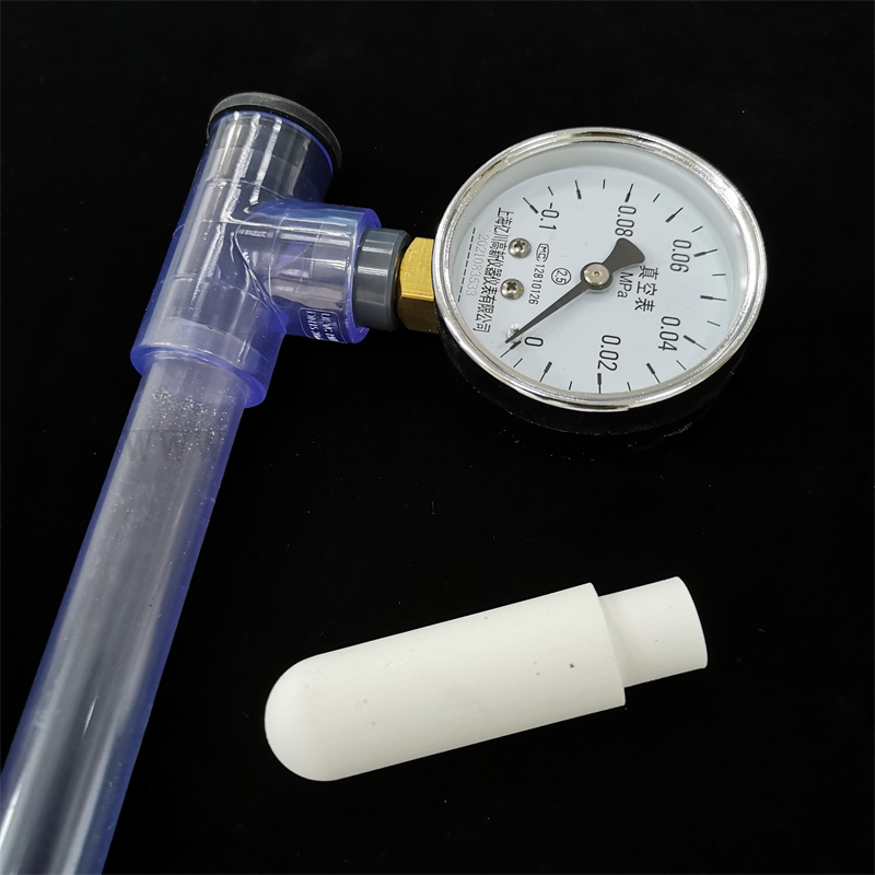 Soil tensiometer porous alumina ceramic probe pipe with vacuum gauge ...