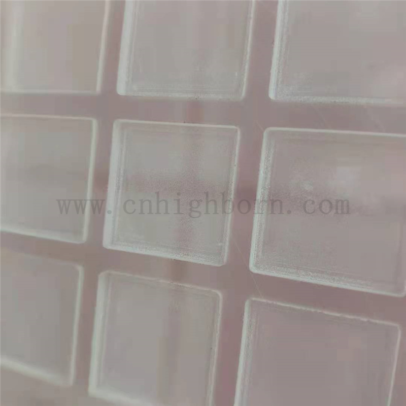 Customized Frosted Slotting Square Quartz Crystal Glass Window - Buy ...