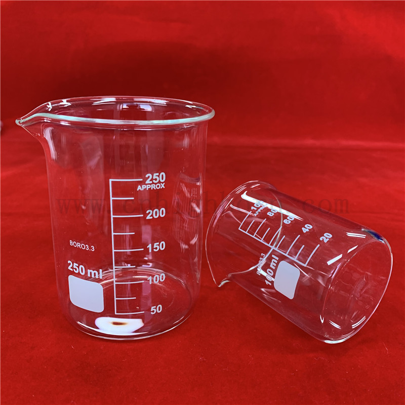 Clear Scaled Laboratory High Borosilicate Glass Beaker - Buy ...